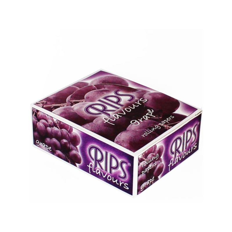 RIPS GRAPES FLAVOUR SLIM PAPER 24 ROLLS | YouthStar