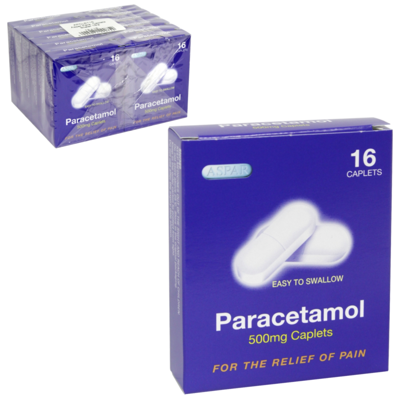Aspar Paracetamol 500Mg Caplets 16S X 12 | YouthStar