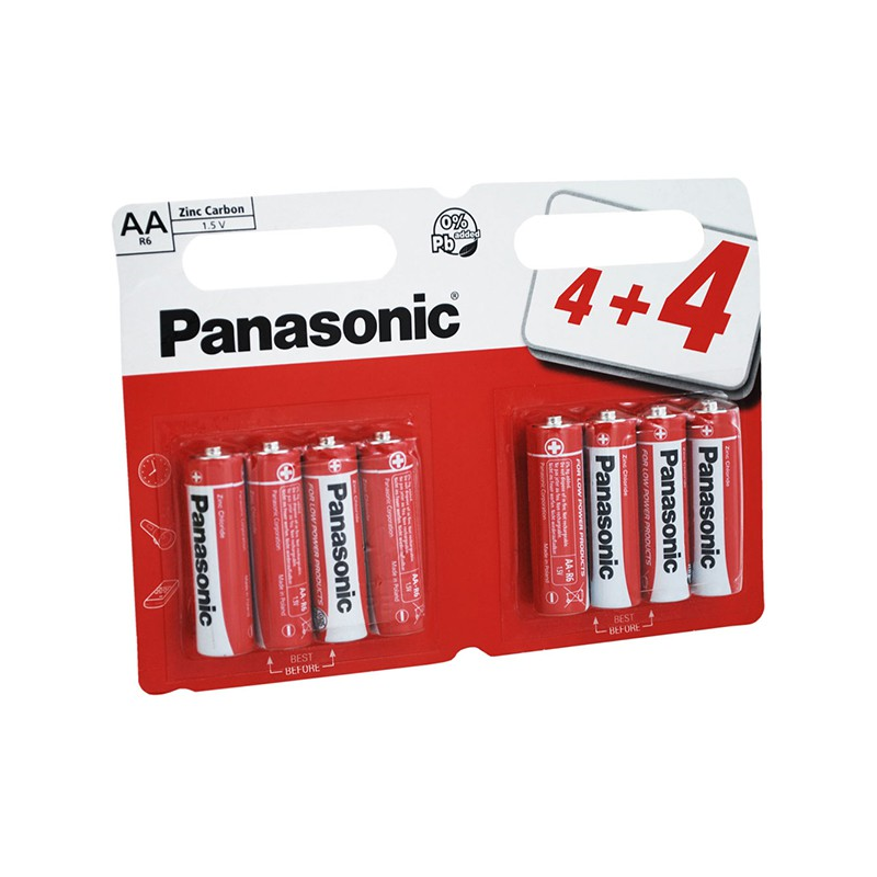 PANASONIC ZINC AA - R6 8 PACK | YouthStar